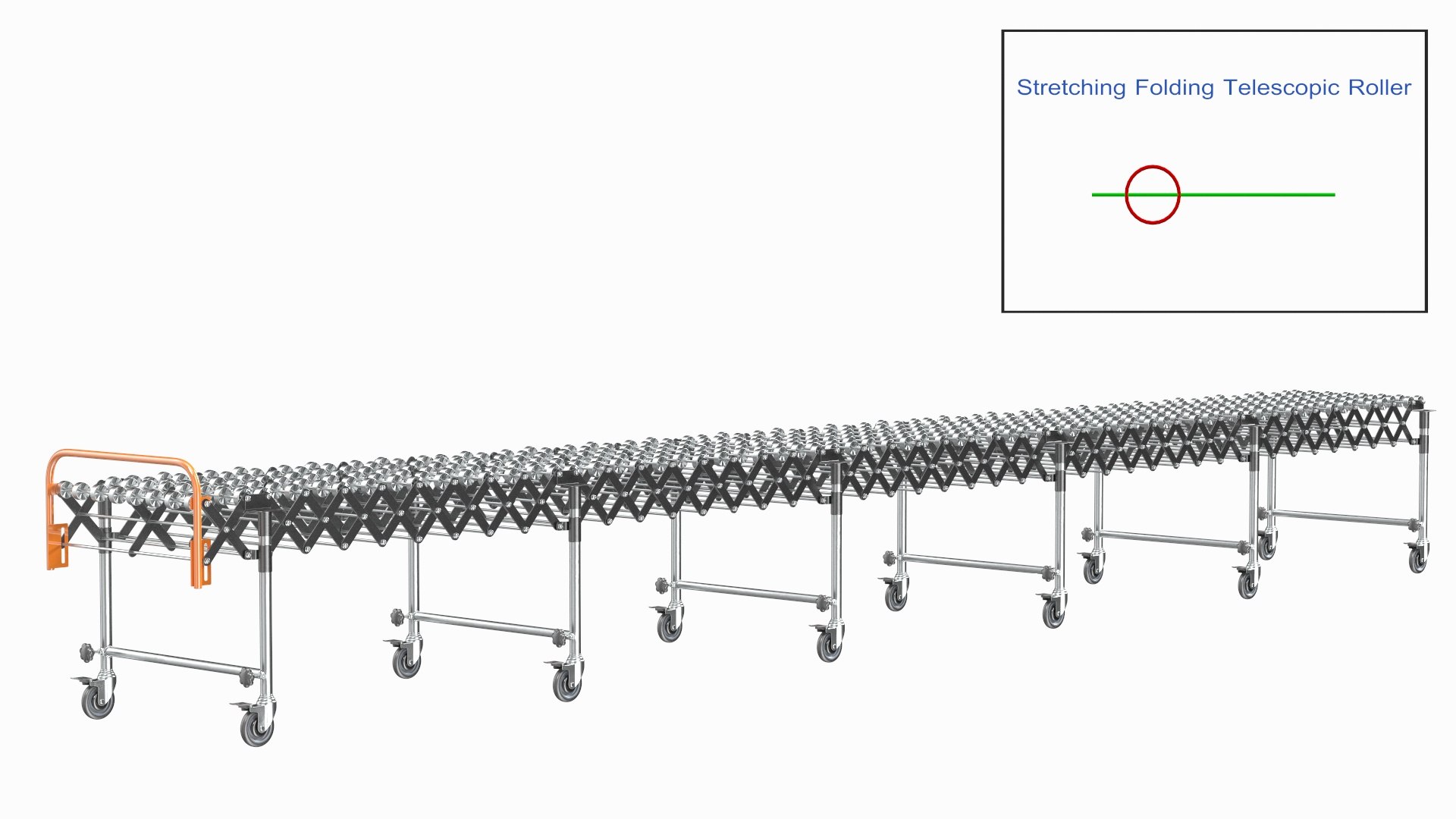 Folding Telescopic Roller Rigged 3D model - TurboSquid 2086141