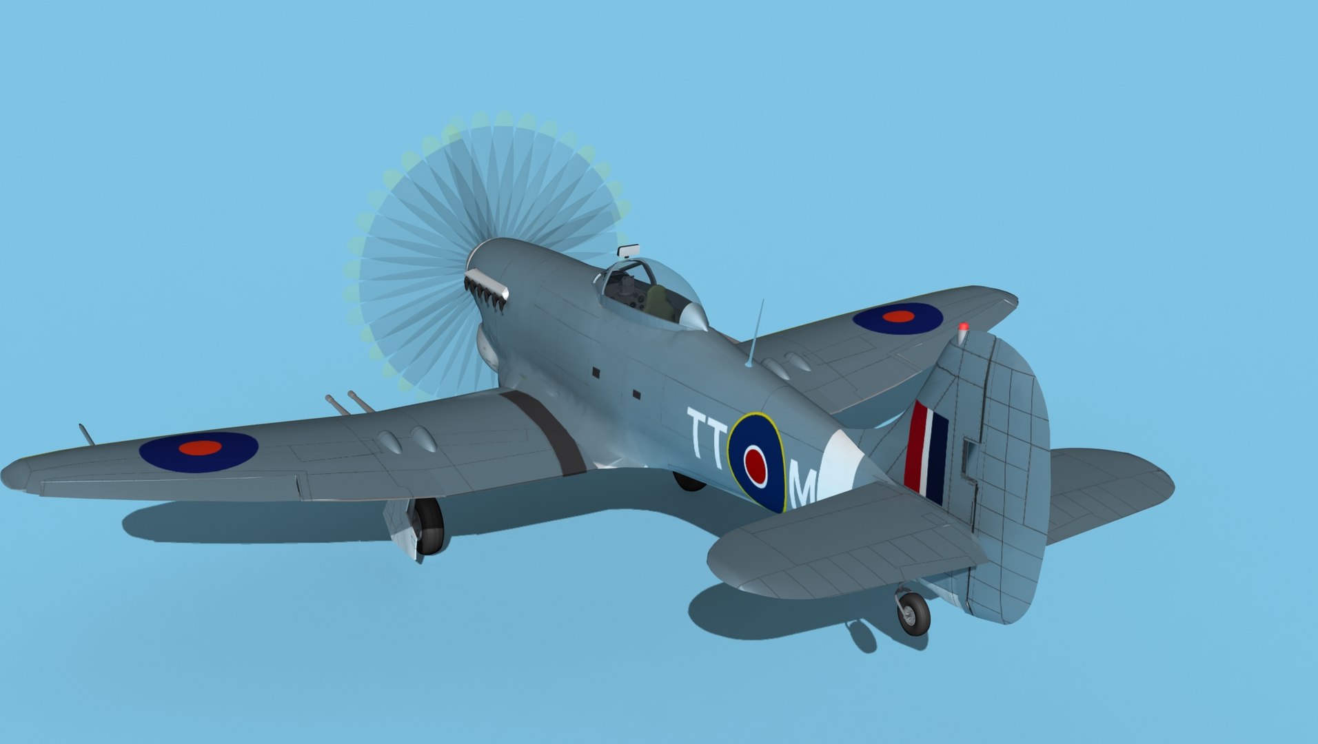 Hawker Hawker Tempest MK1 V03 3D Model - TurboSquid 1920058