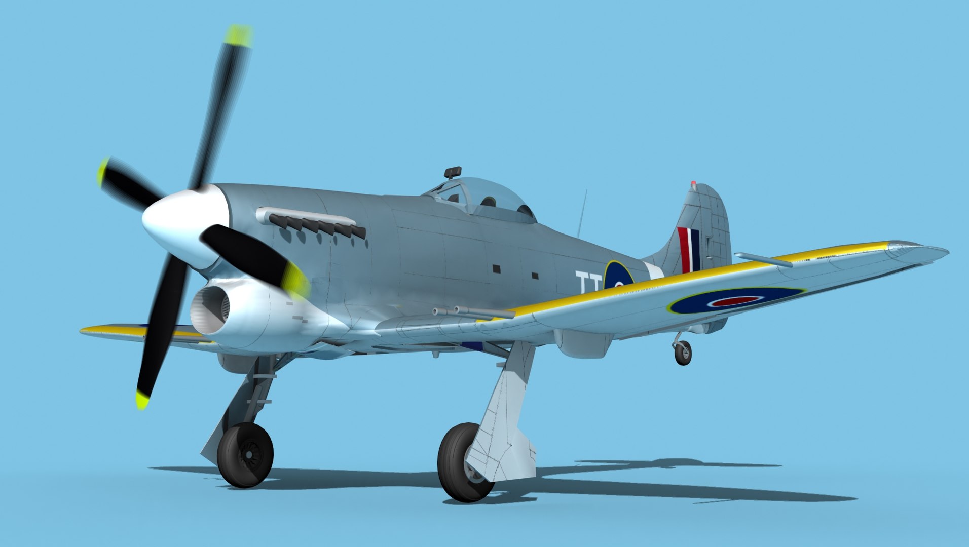 Hawker Hawker Tempest MK1 V03 3D Model - TurboSquid 1920058