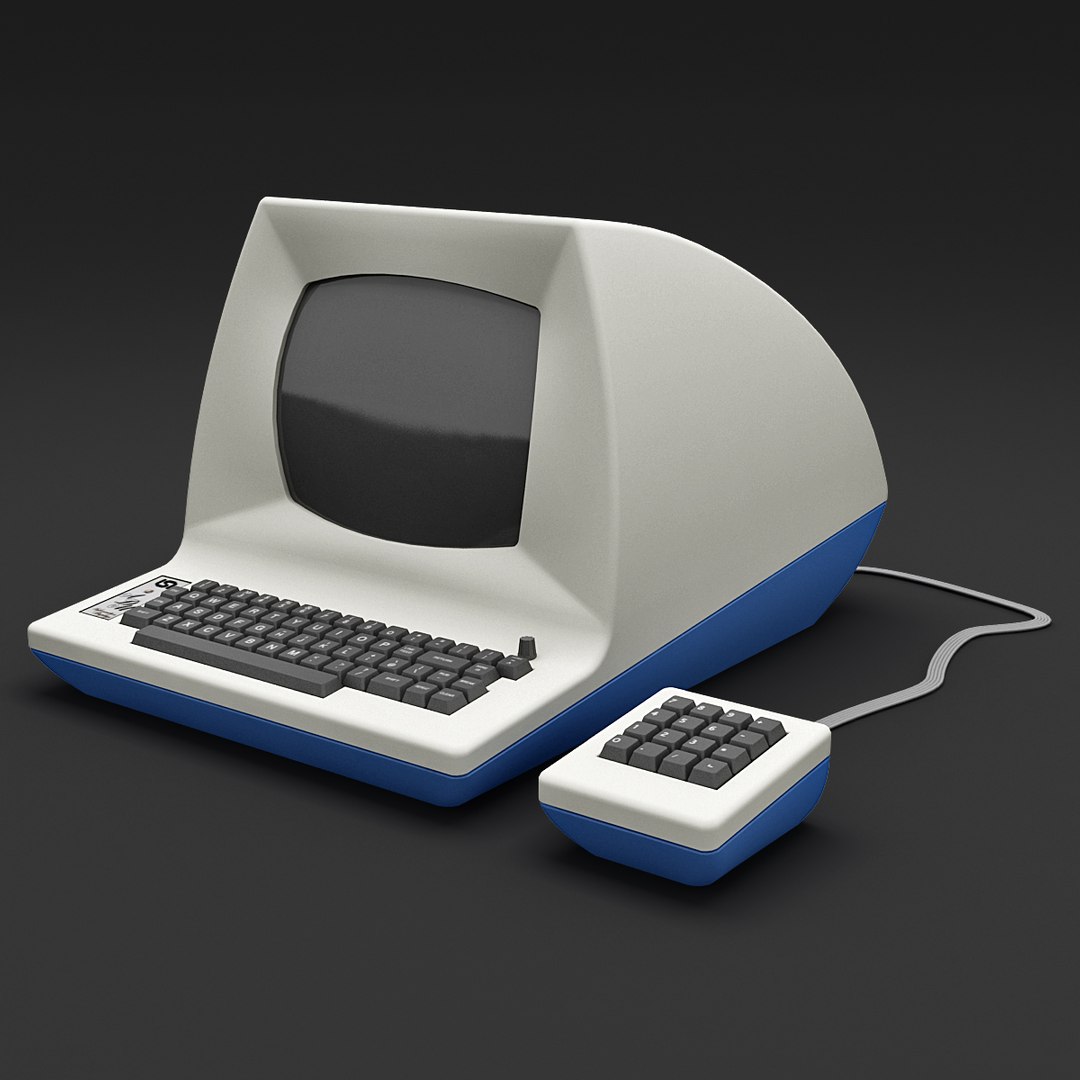 retro terminal adm 3a 3d max