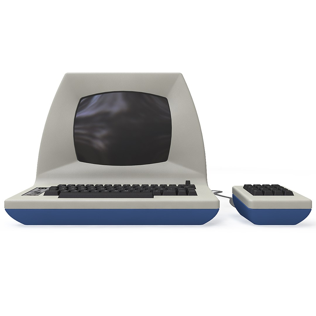 retro terminal adm 3a 3d max