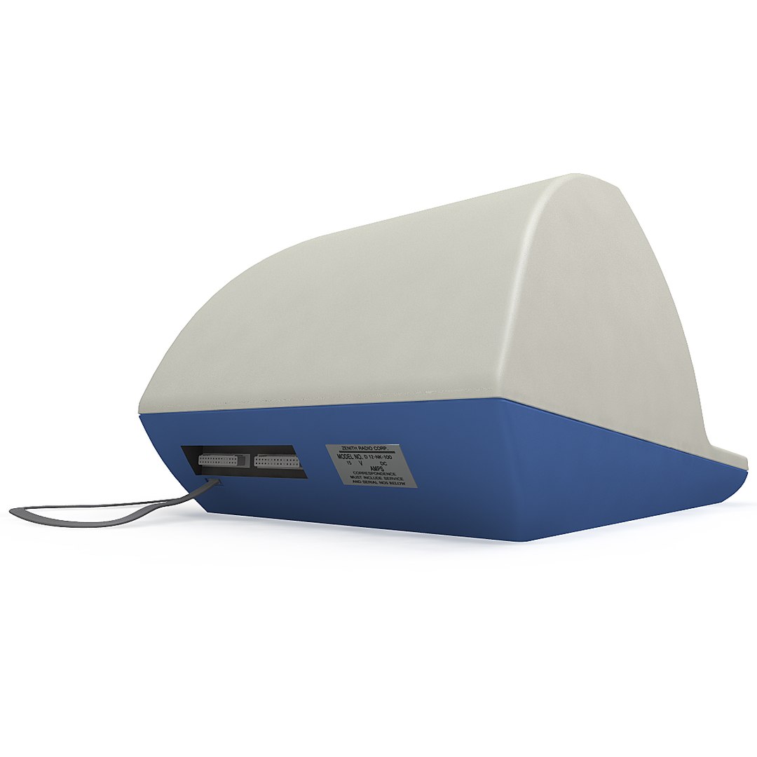 retro terminal adm 3a 3d max