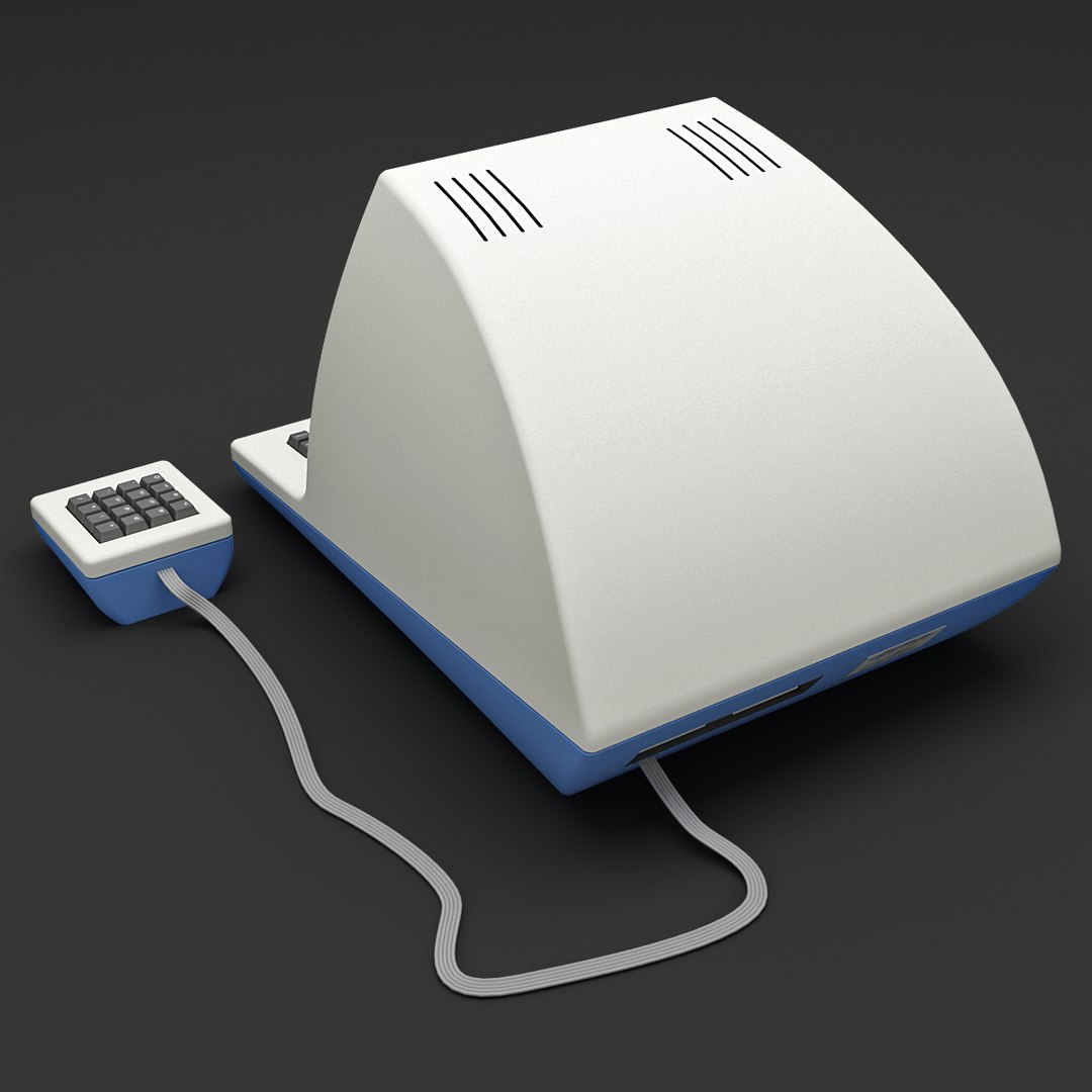 retro terminal adm 3a 3d max