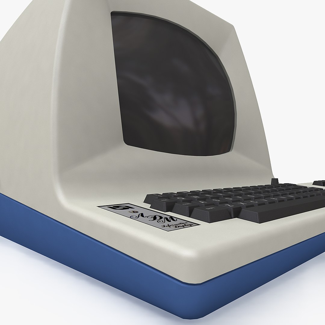 retro terminal adm 3a 3d max