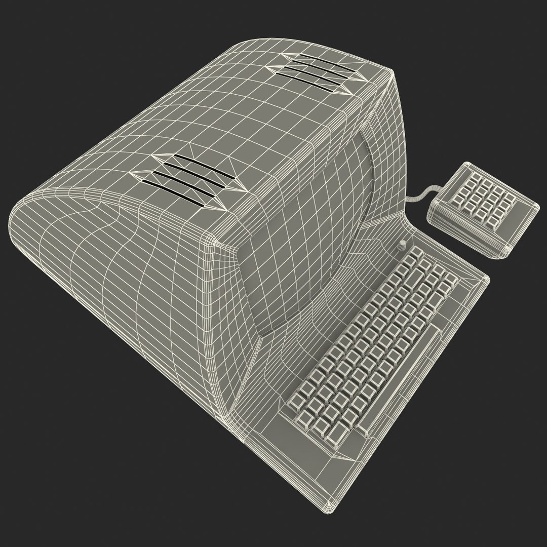 retro terminal adm 3a 3d max