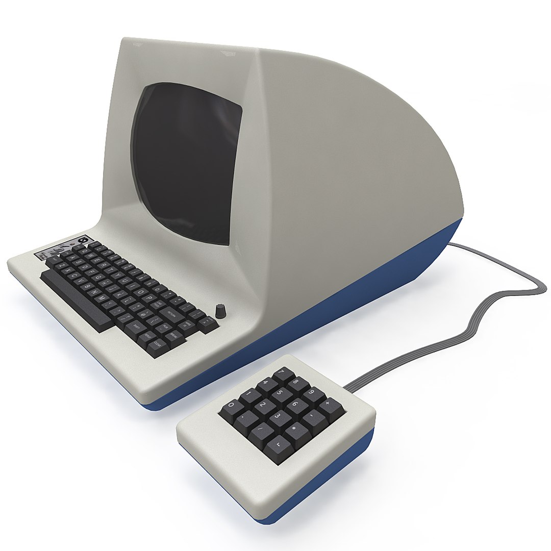 retro terminal adm 3a 3d max