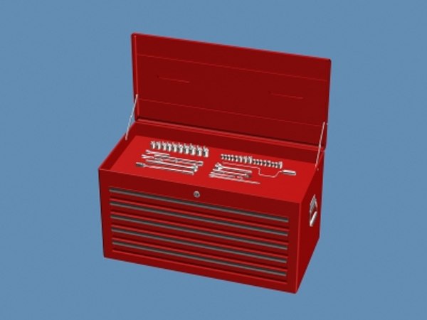 3d tool box 001 toolbox001 model