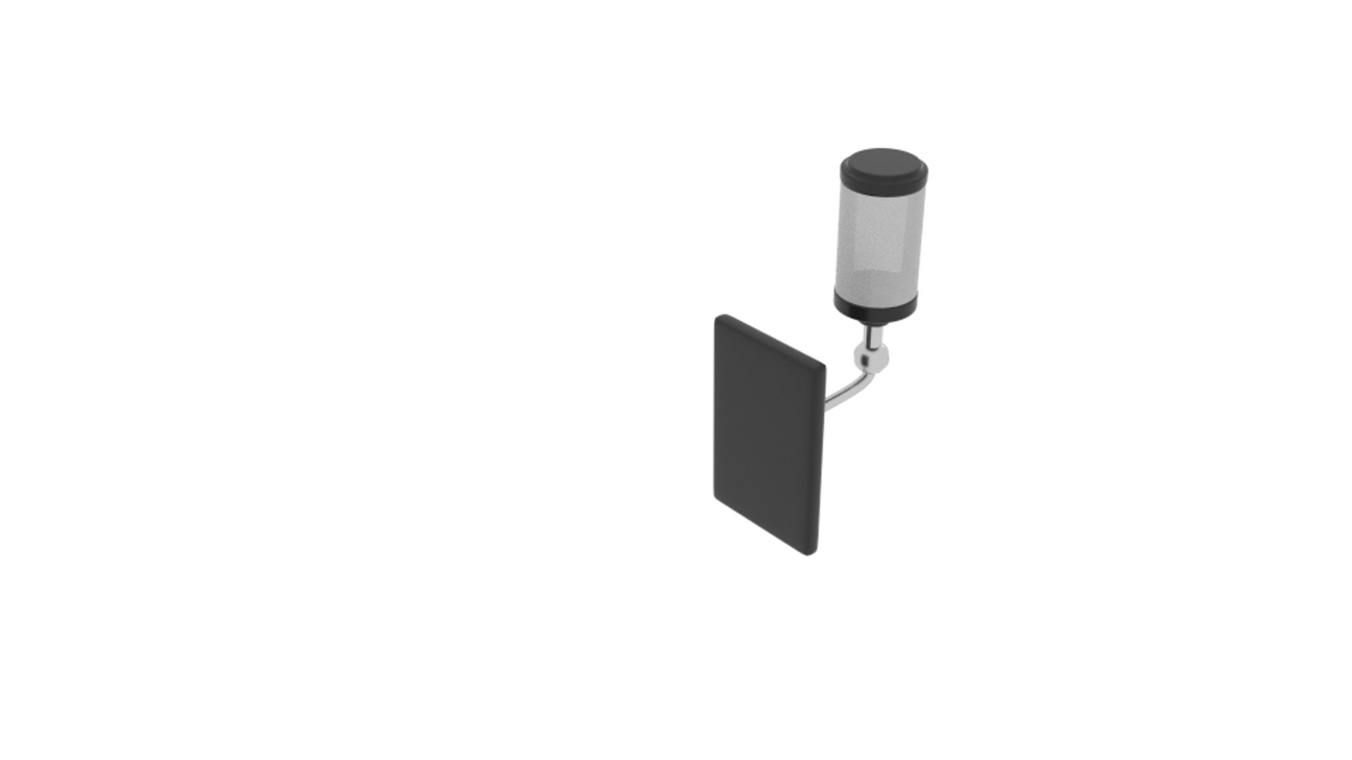 Wall lamp cylinder sphere 3D model - TurboSquid 1230962