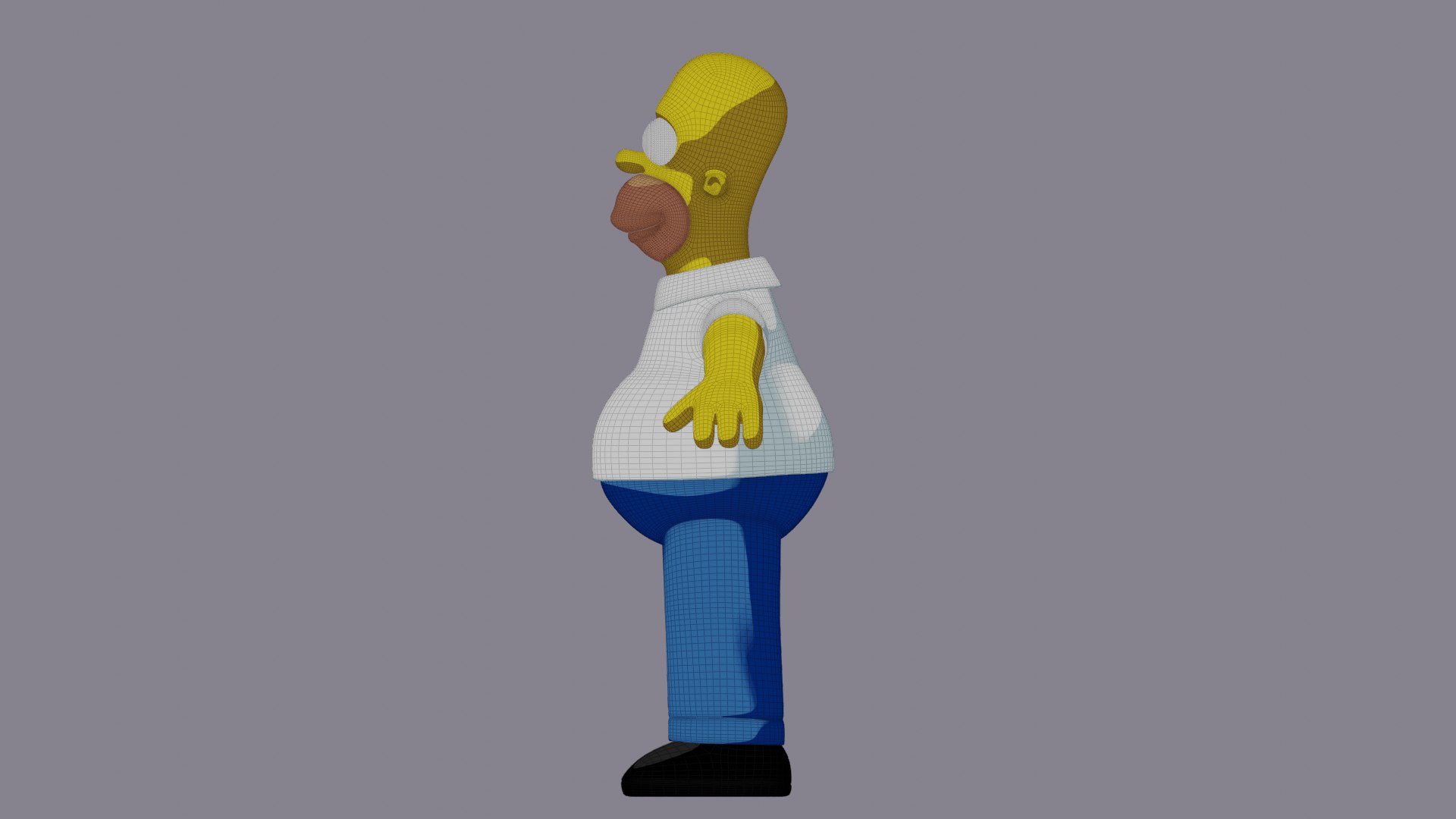 3D Homer Simpson Stelized 3d Model Model - TurboSquid 2319325