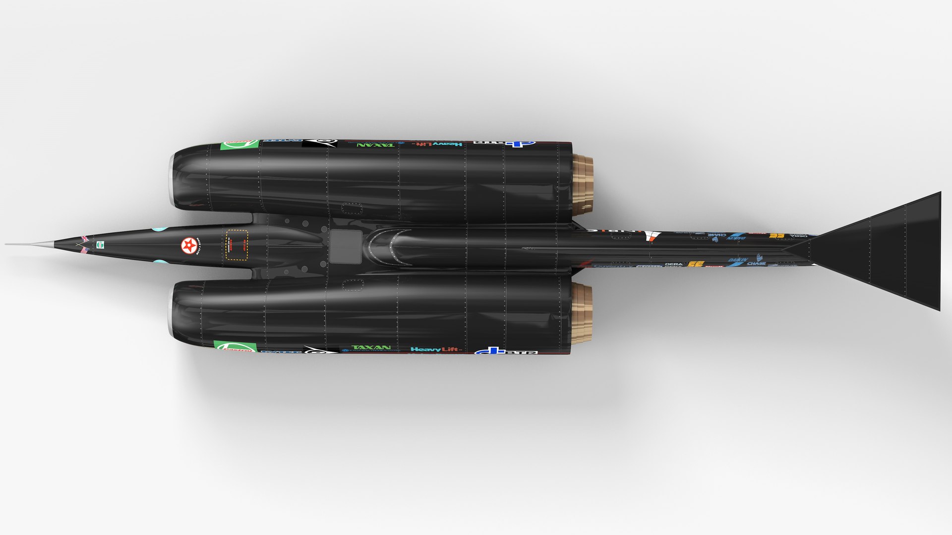 3D Thrust SCC Land Speed Record Jet Car - TurboSquid 1735218