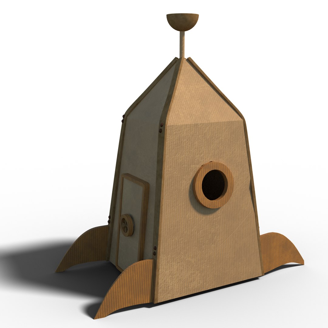 3D Model Paper Rocket - TurboSquid 2059216