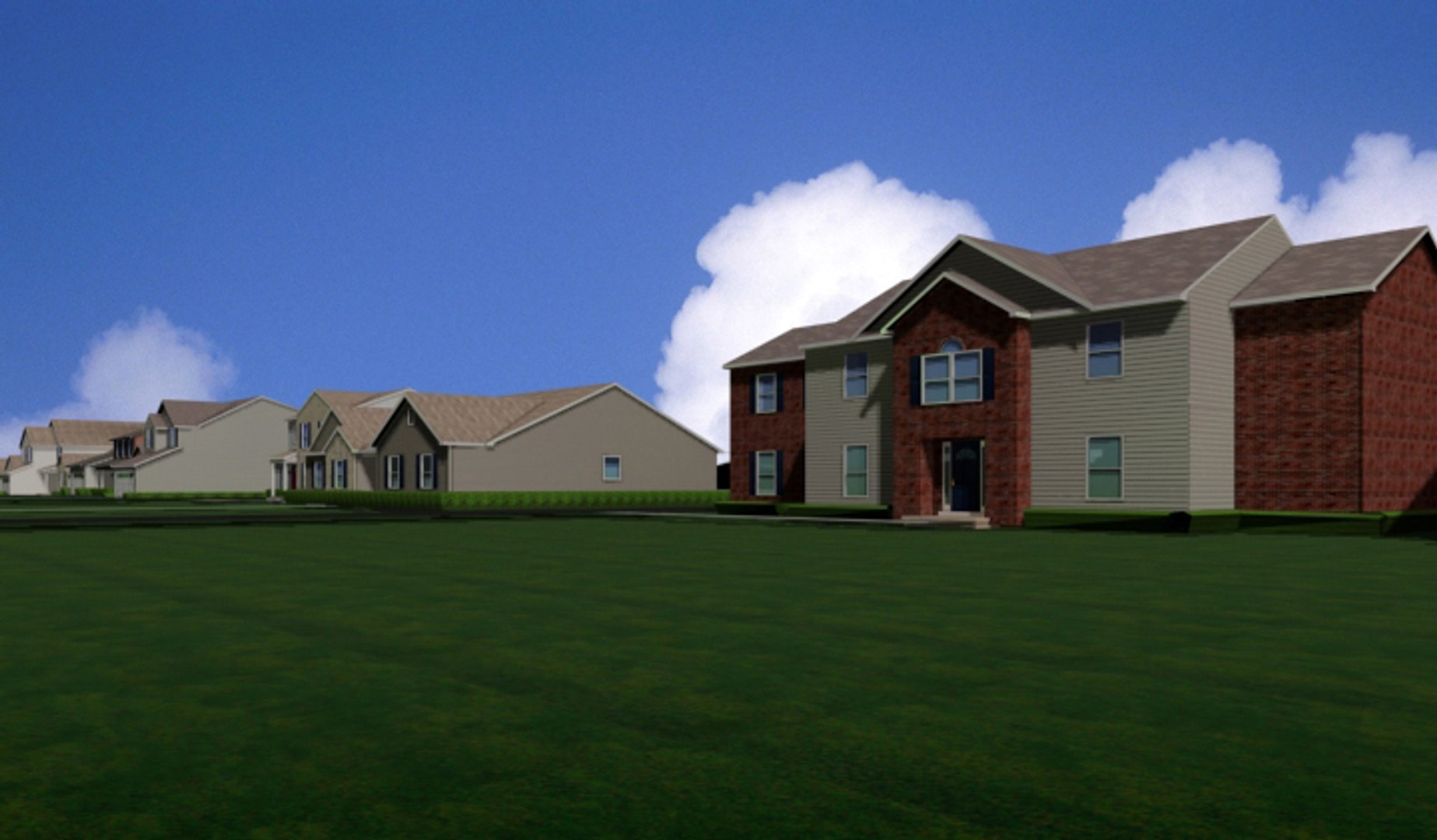 House Fully Mapped 3d Model