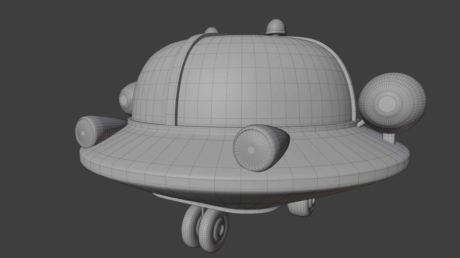 Simple UFO 3D - TurboSquid 1809921