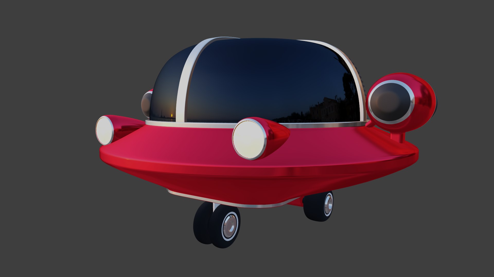 Simple UFO 3D - TurboSquid 1809921