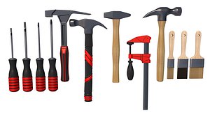 Hand Tools 3D Models for Download | TurboSquid