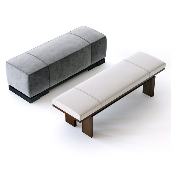 3D bench press star ottoman model - TurboSquid 1302637