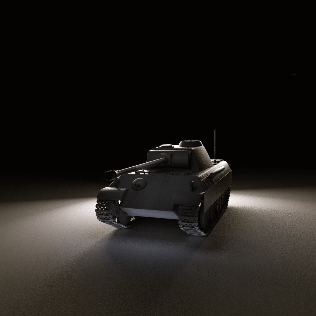 3d Model German Ww2 Tank