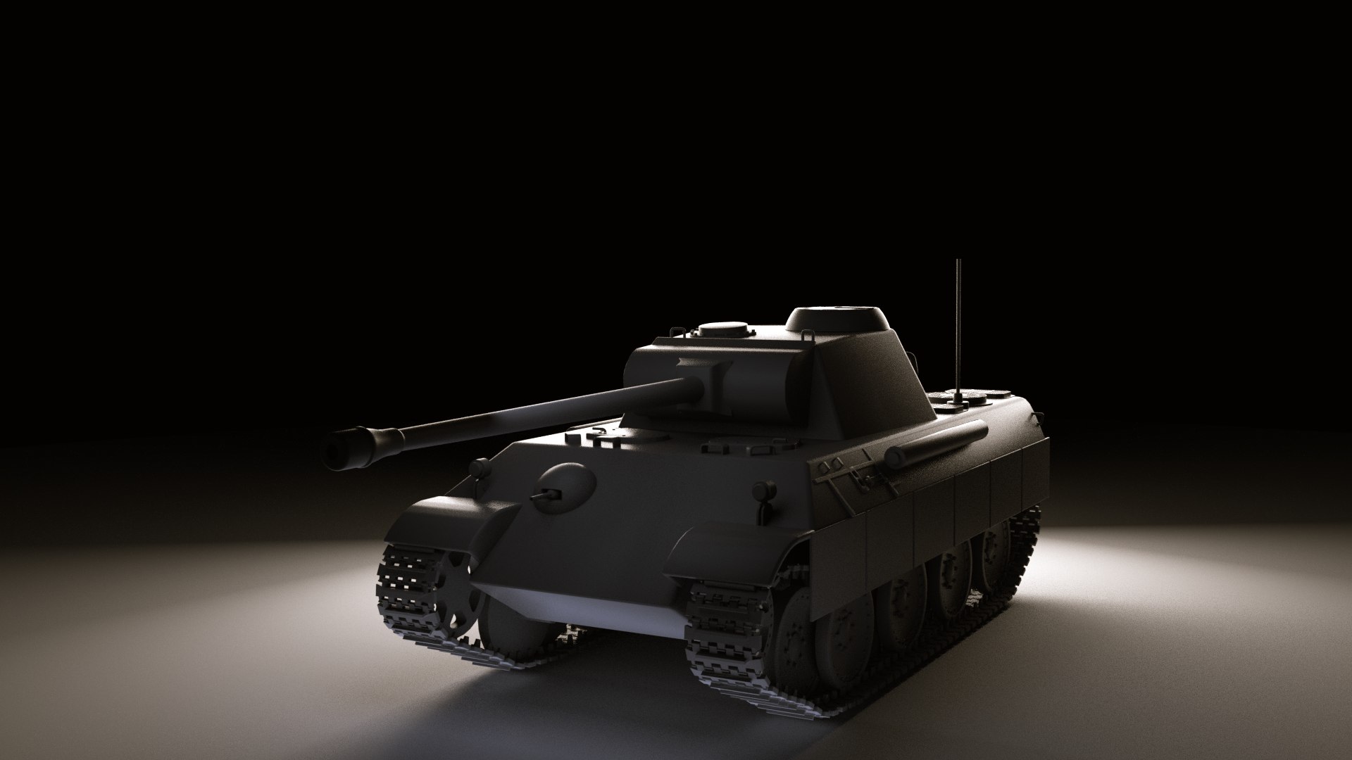 3d Model German Ww2 Tank
