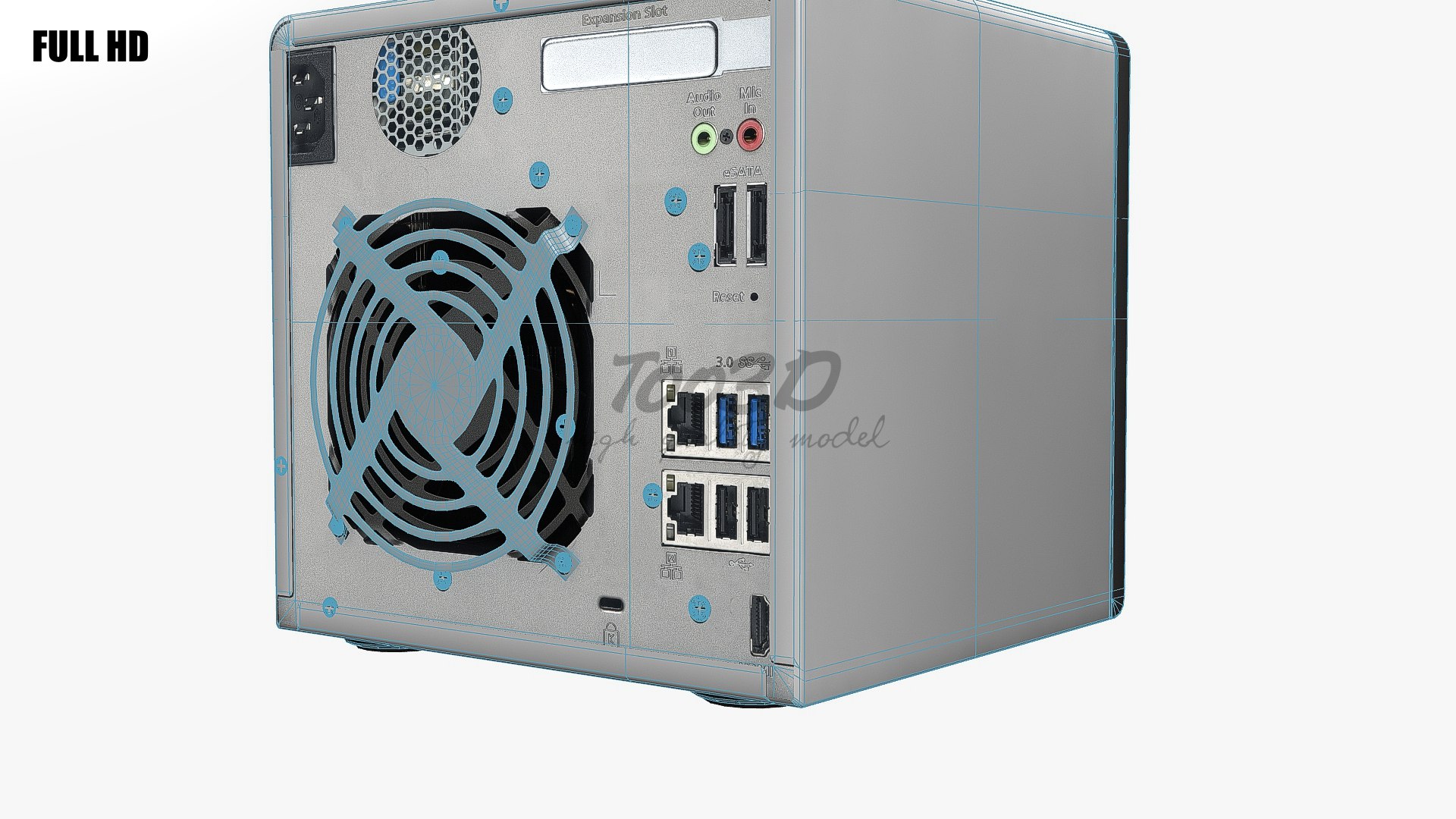Nas 4 Bays 3d Max