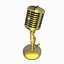 3d Microphone Phone Mic Model