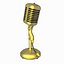 3d Microphone Phone Mic Model