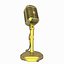 3d Microphone Phone Mic Model
