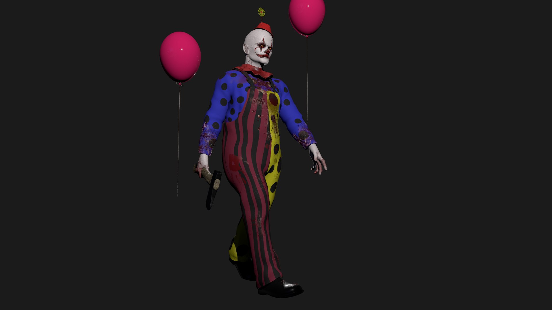 Crazy Clown 3D Model - TurboSquid 2118107