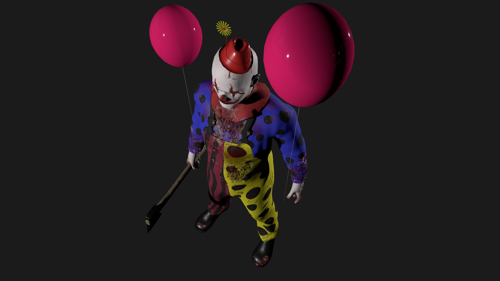 Crazy Clown 3D Model - TurboSquid 2118107