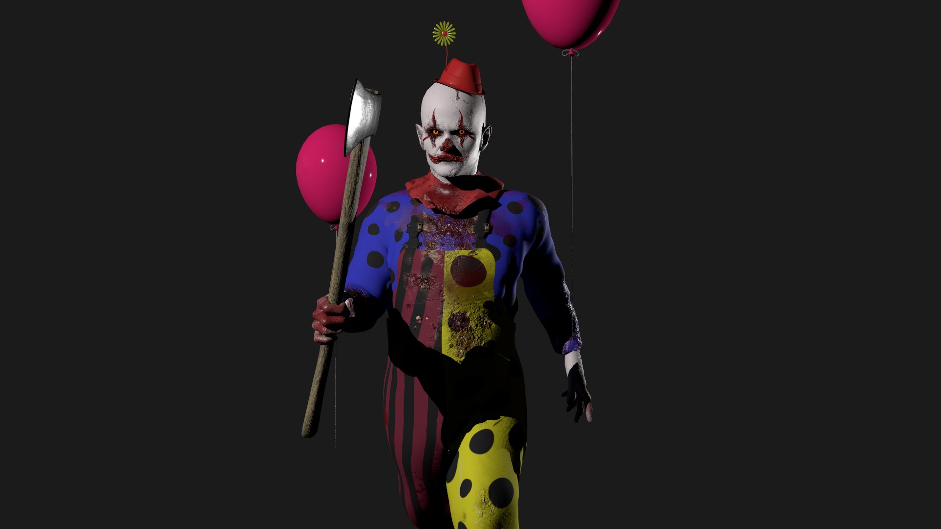 Crazy Clown 3D Model - TurboSquid 2118107