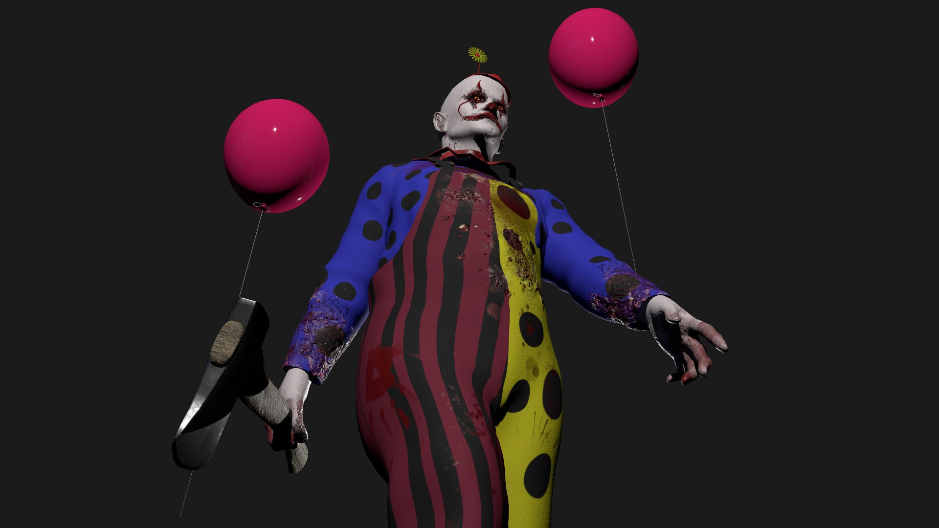 Crazy Clown 3D Model - TurboSquid 2118107