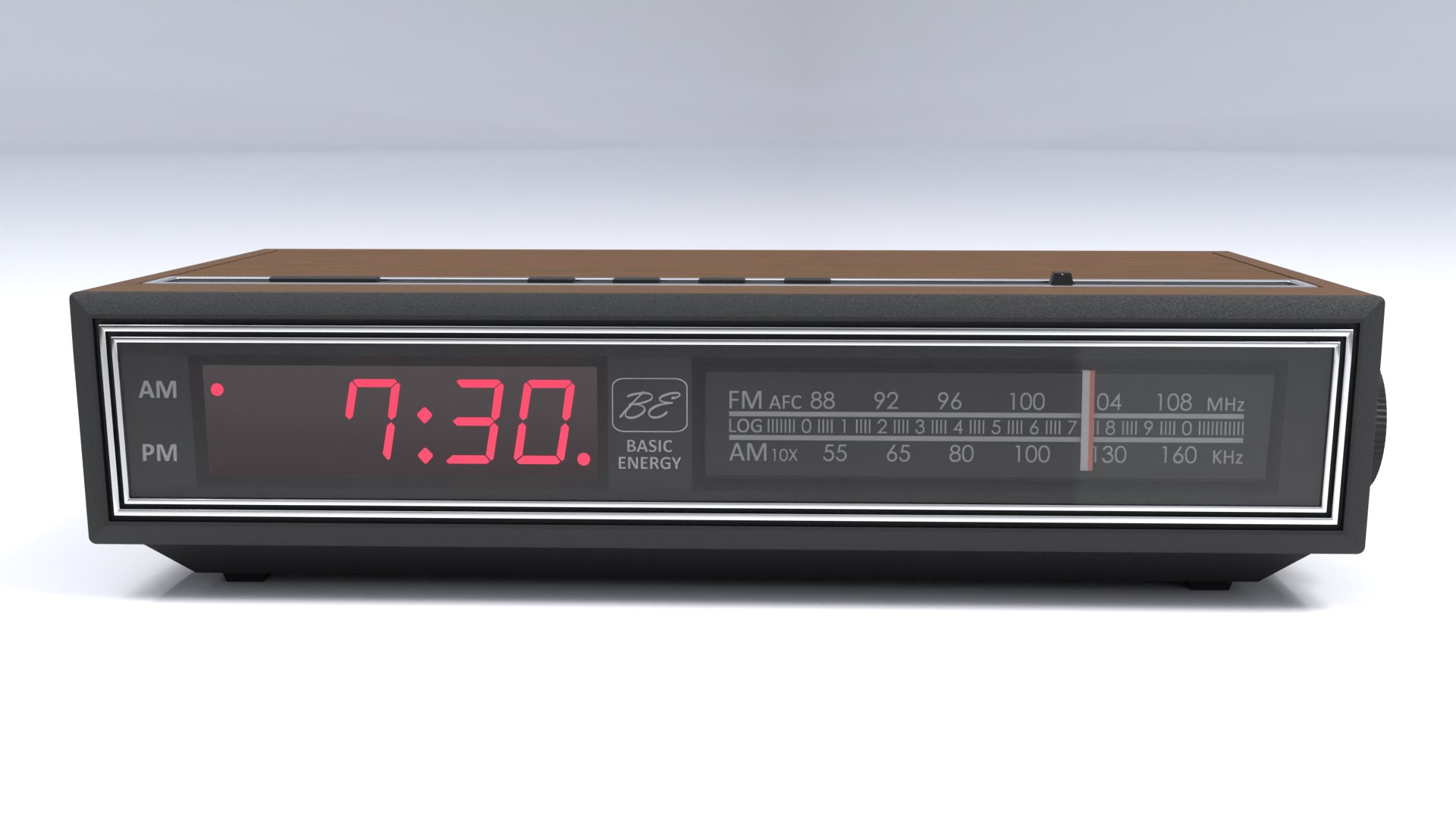 Digital Alarm Clock Radio 3D - TurboSquid 2418635