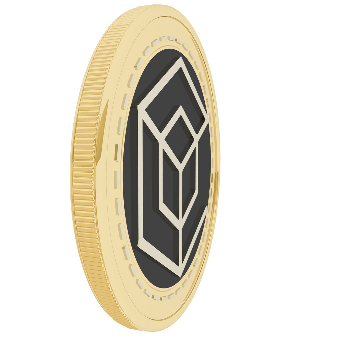 3D Contentbox Cryptocurrency Gold Coin model - TurboSquid 1783979