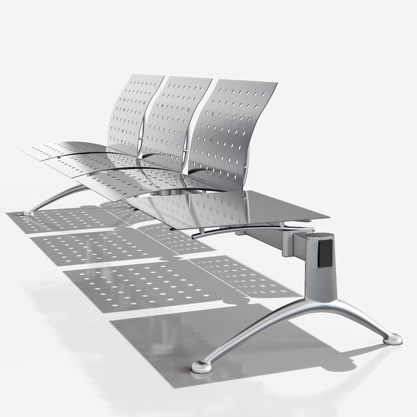 Train Station Bench 3D Models for Download | TurboSquid