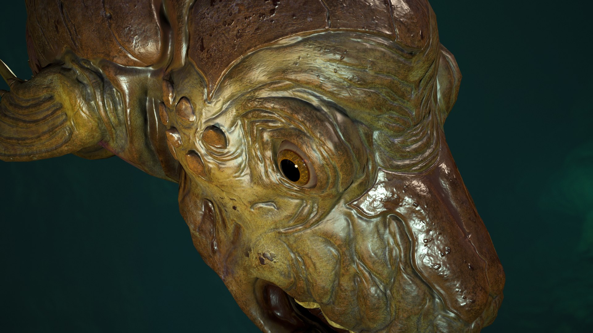 Fish Monster - Hump Fish 3D Model - TurboSquid 1902013