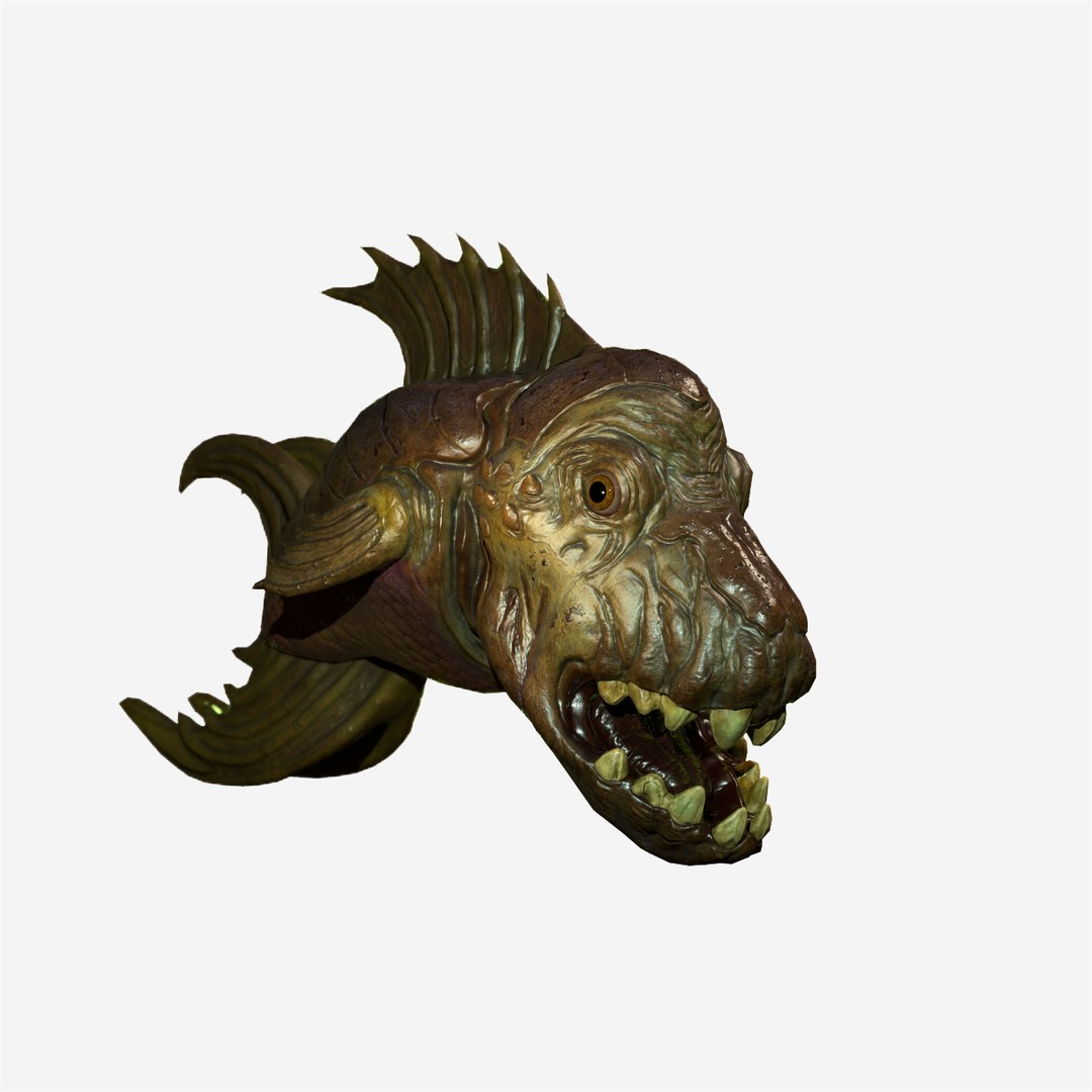Fish Monster - Hump Fish 3D Model - TurboSquid 1902013