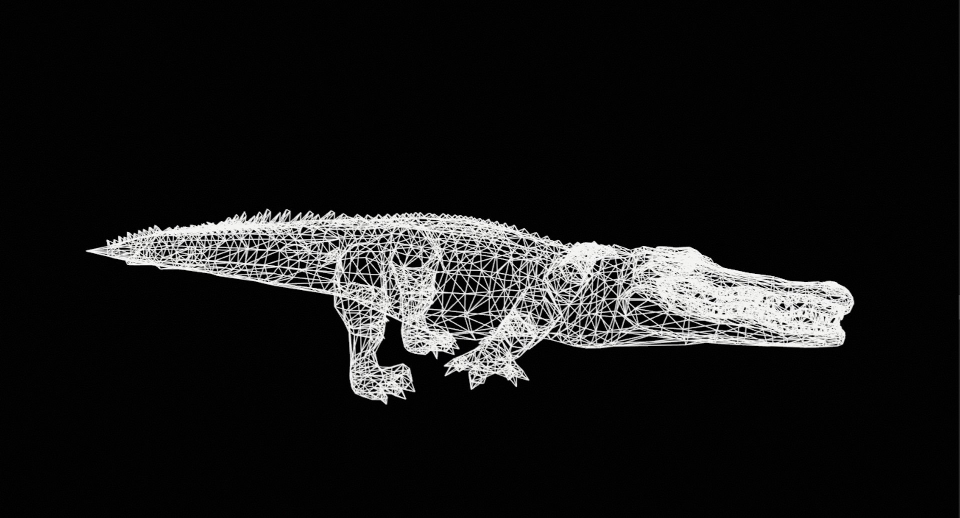 3D Low Poly Alligator 3D Animal - Ready For Games 22 Animations ...