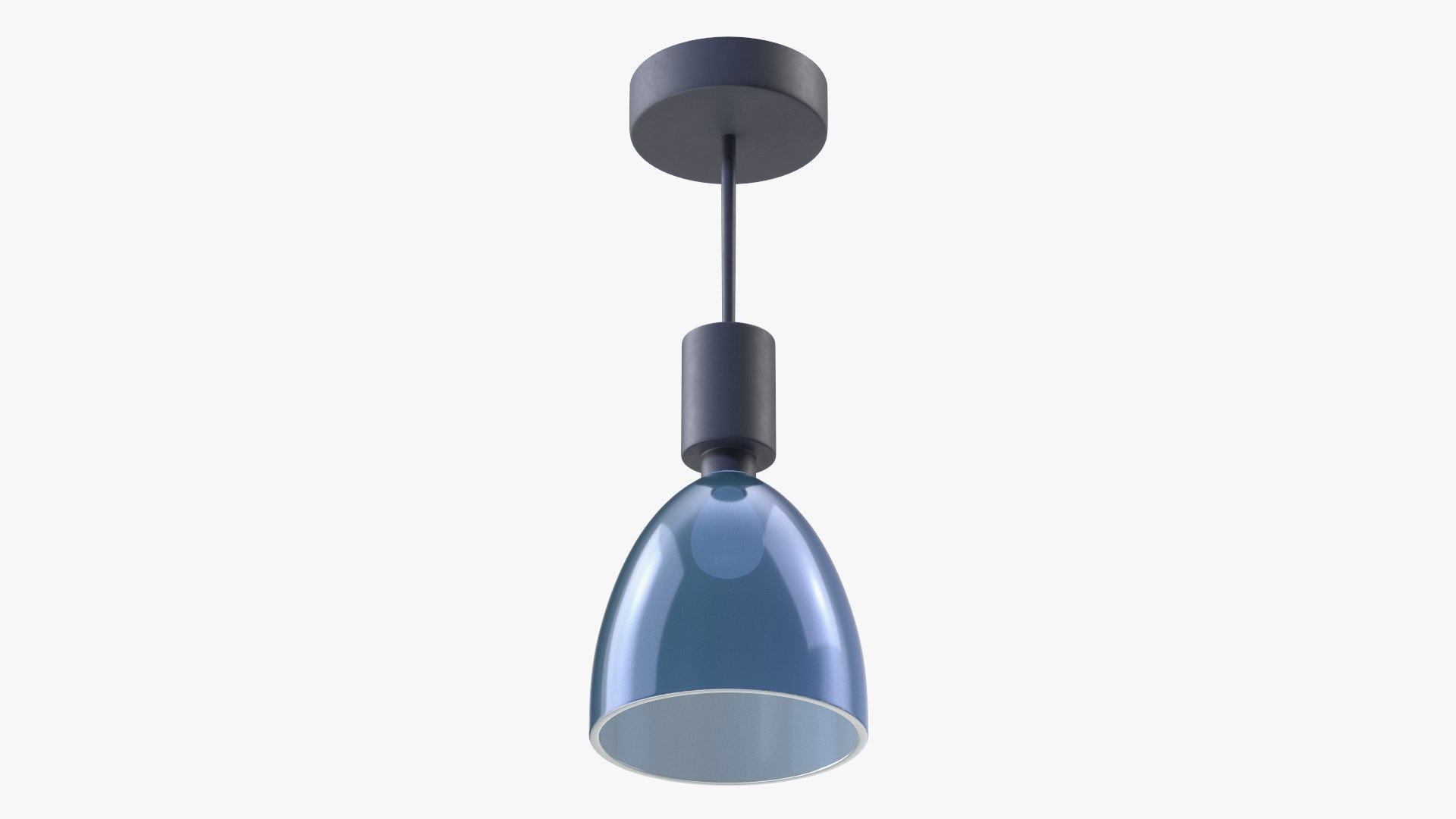 Blue Ceiling Light 3D Model - TurboSquid 2318325