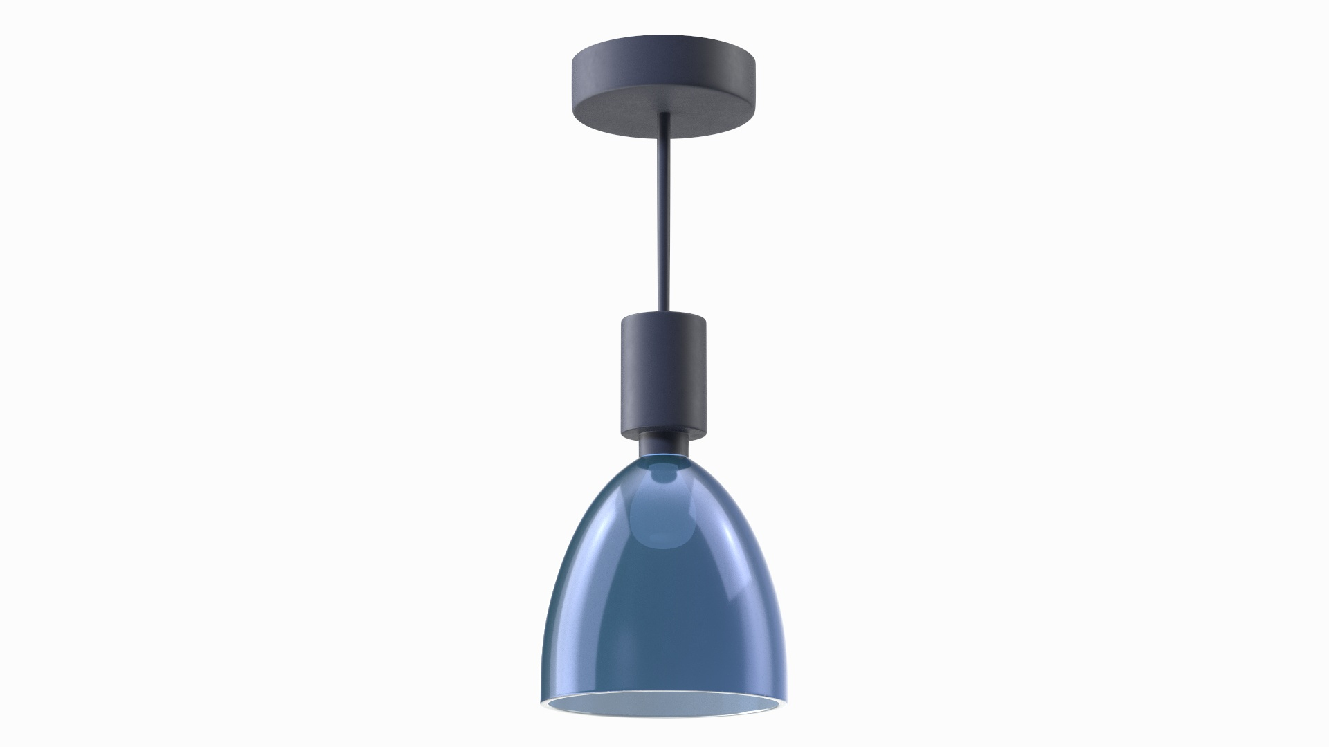 Blue Ceiling Light 3D Model - TurboSquid 2318325