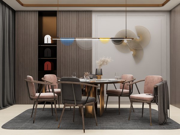 Dining Room - 038 Modelo 3D - TurboSquid 1965009