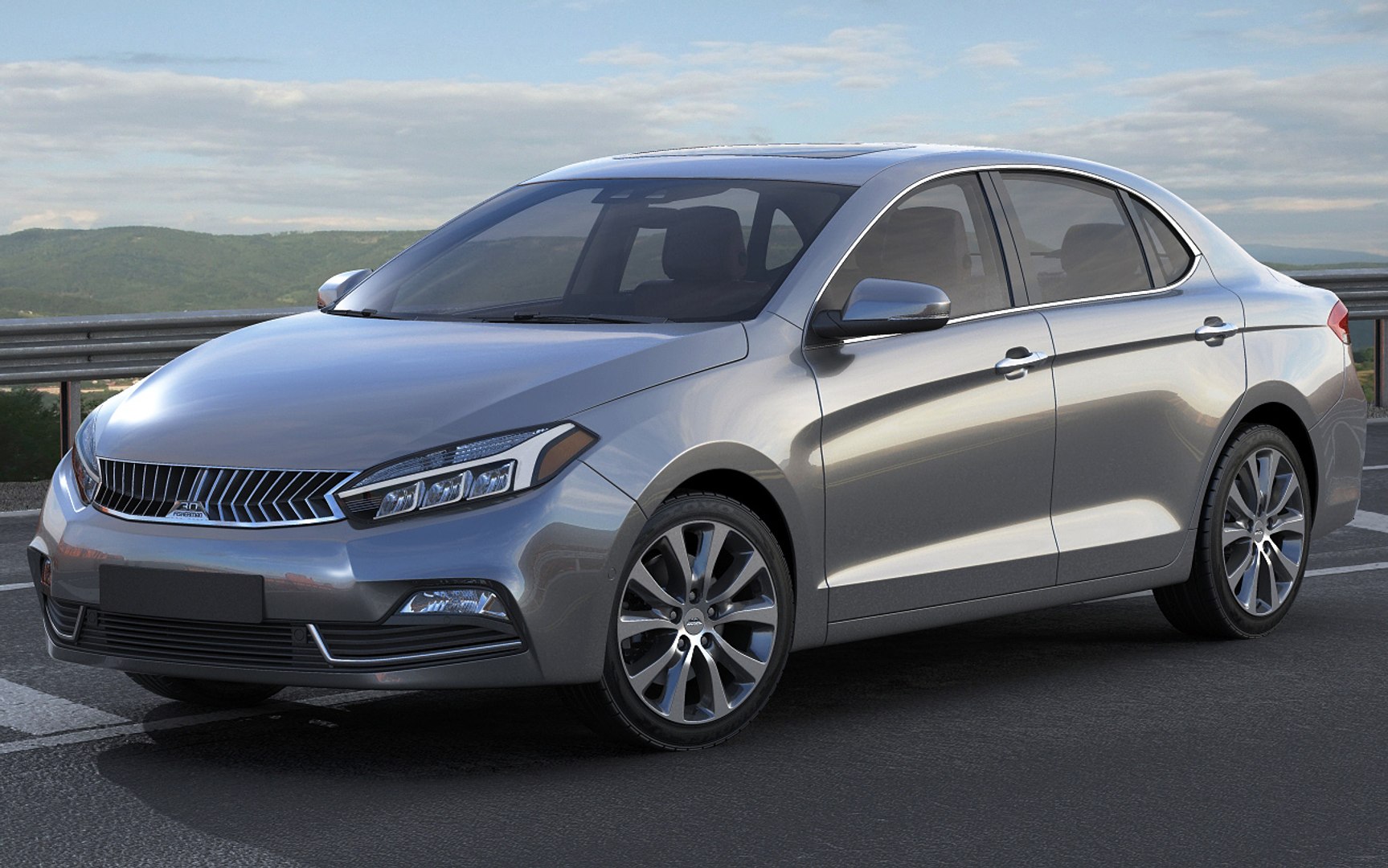 3D Generic Compact Sedan Model - TurboSquid 1194528