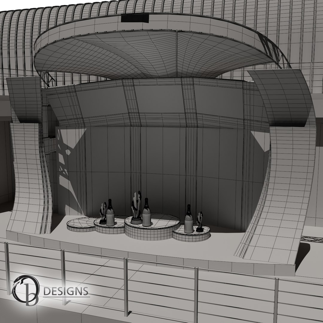 3d Formula Podium Model