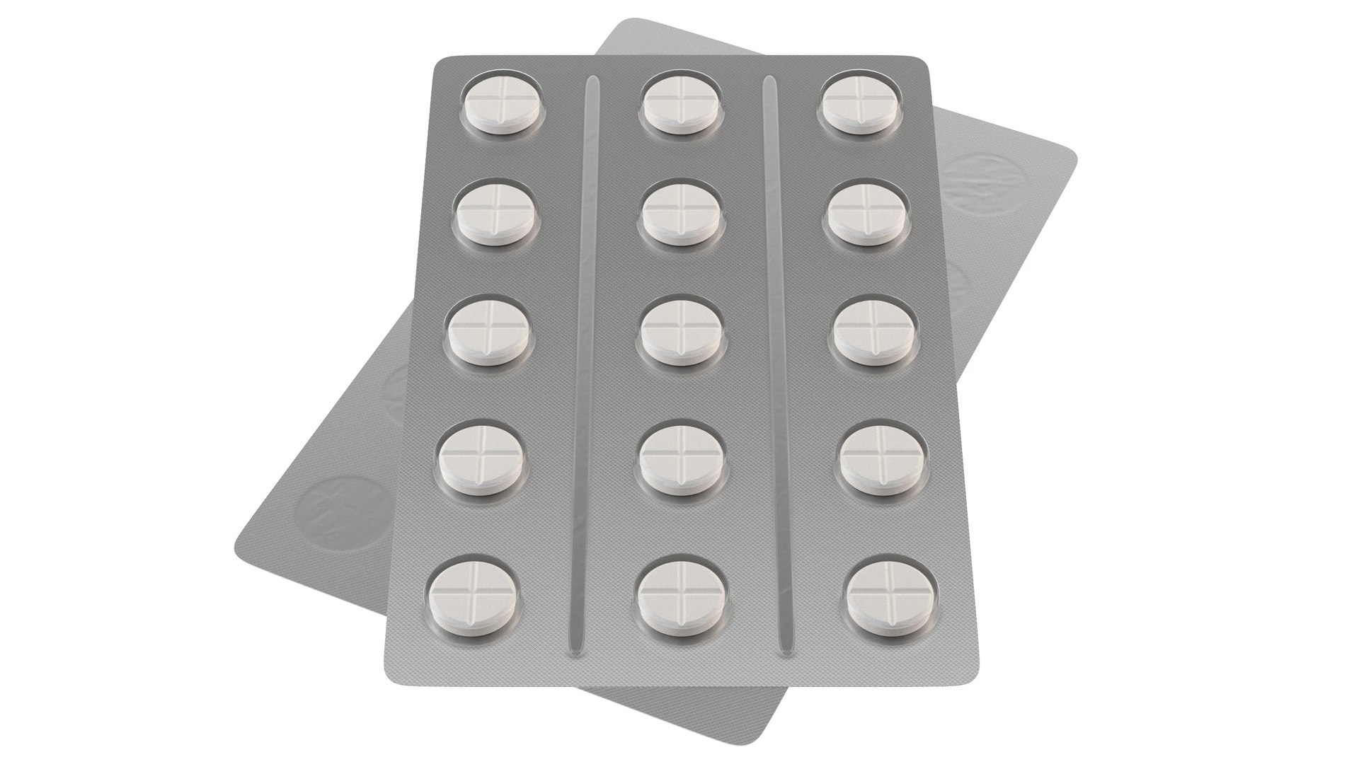 Pills Blister Pack Model - TurboSquid 2153067