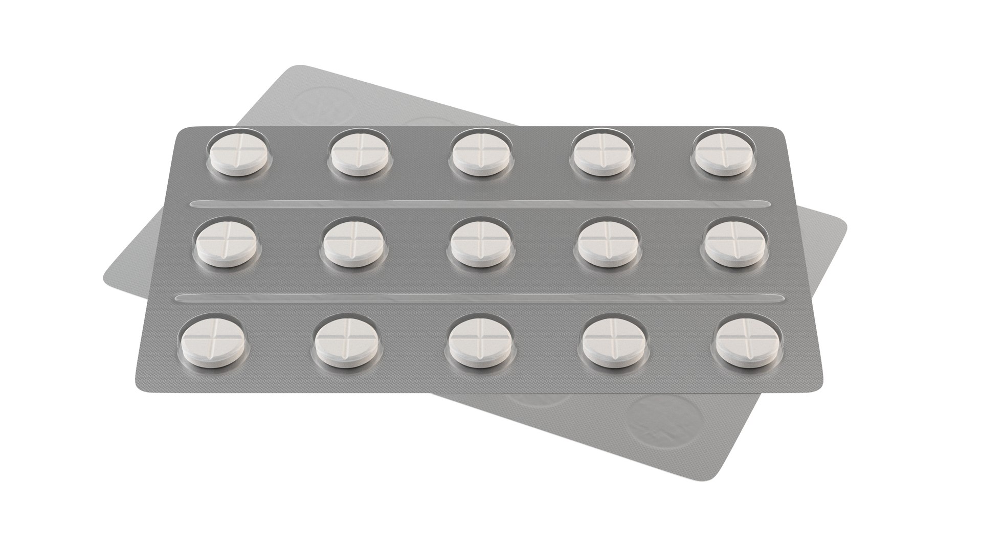 Pills Blister Pack Model - TurboSquid 2153067