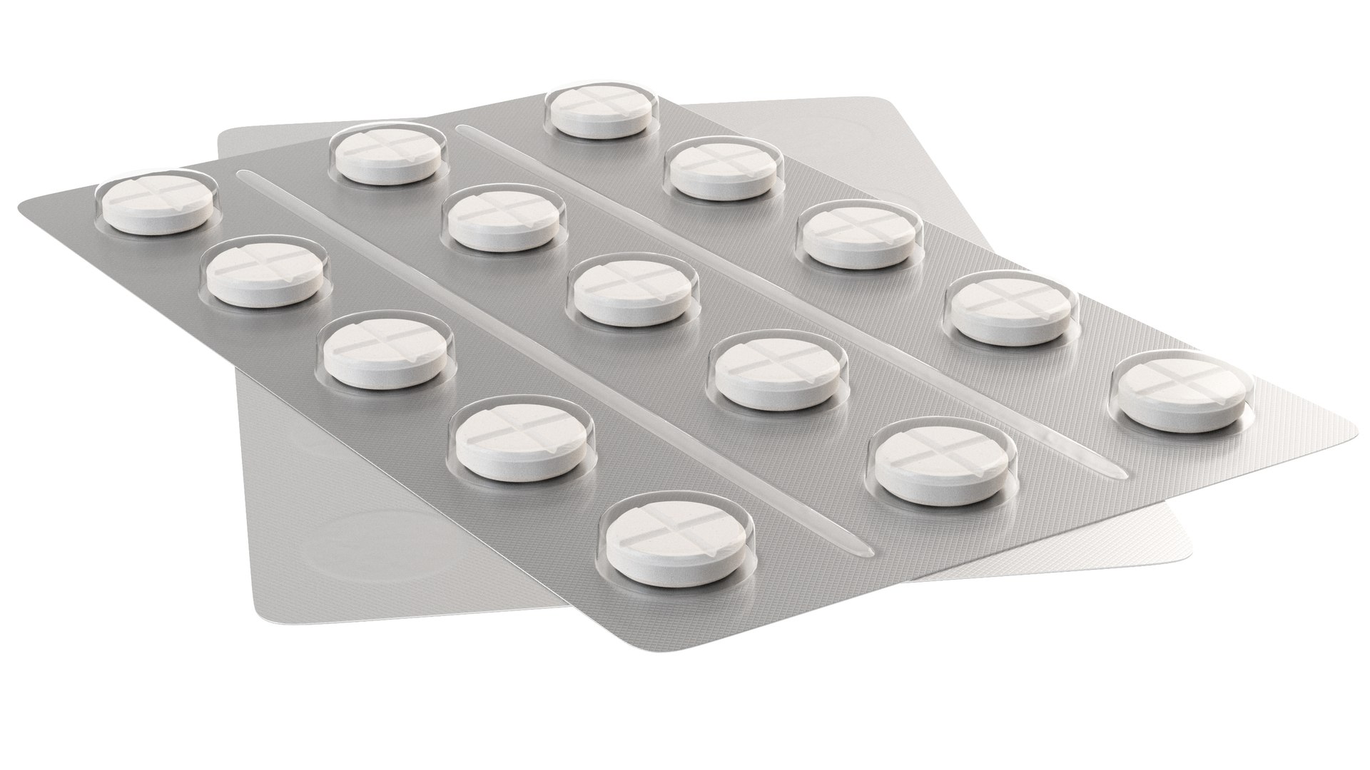 Pills Blister Pack Model - TurboSquid 2153067