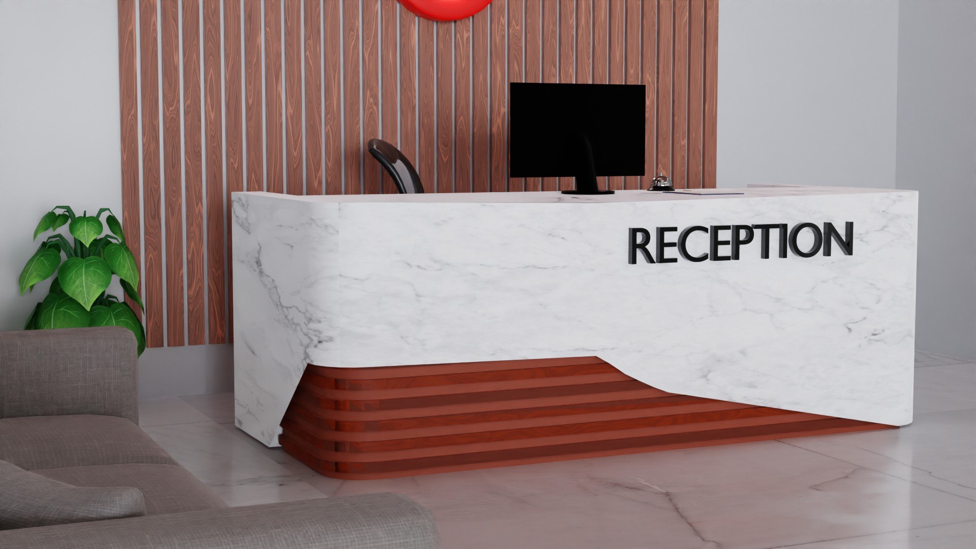 Hospital reception 3D model - TurboSquid 2061640