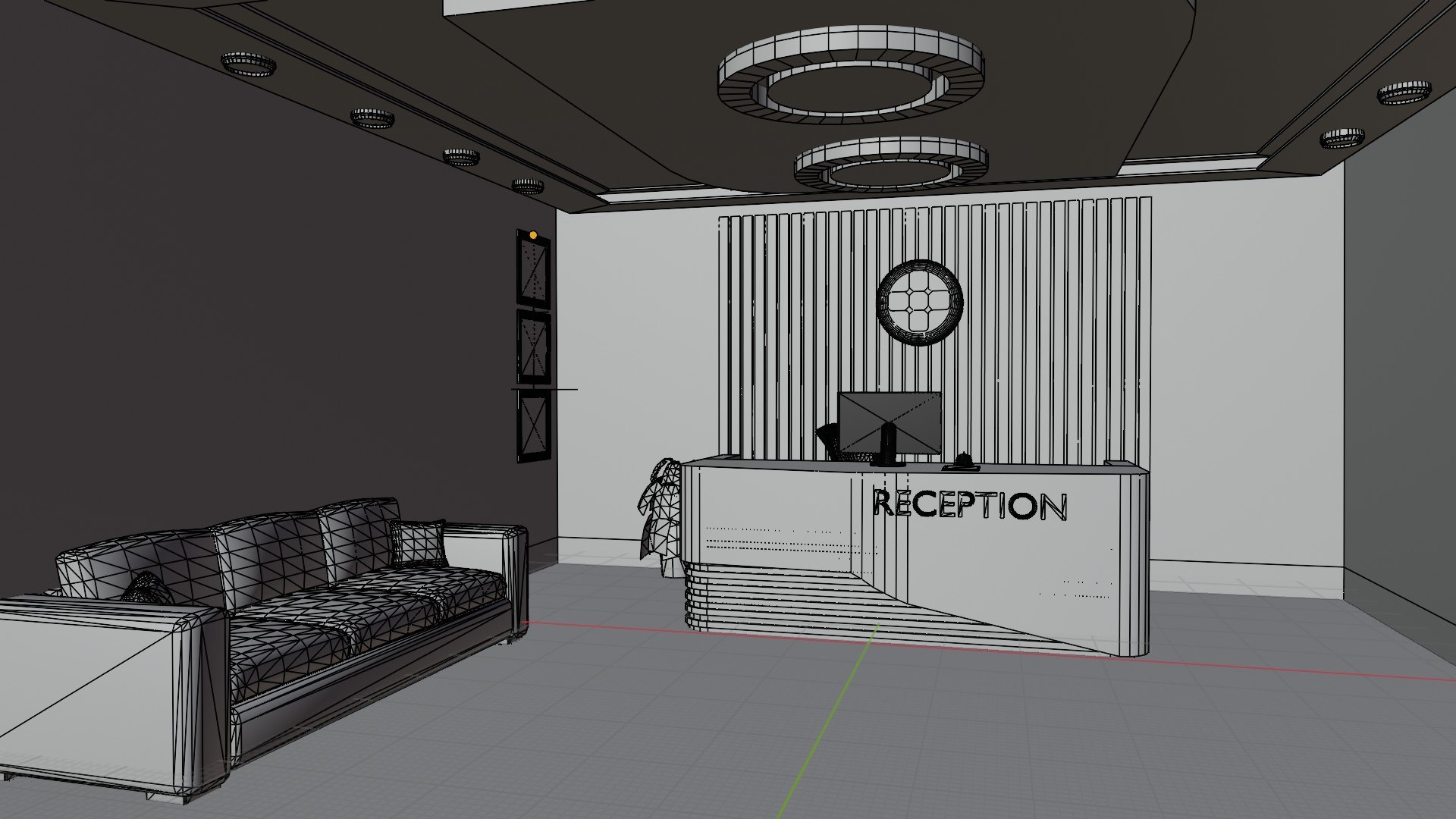 Hospital reception 3D model - TurboSquid 2061640