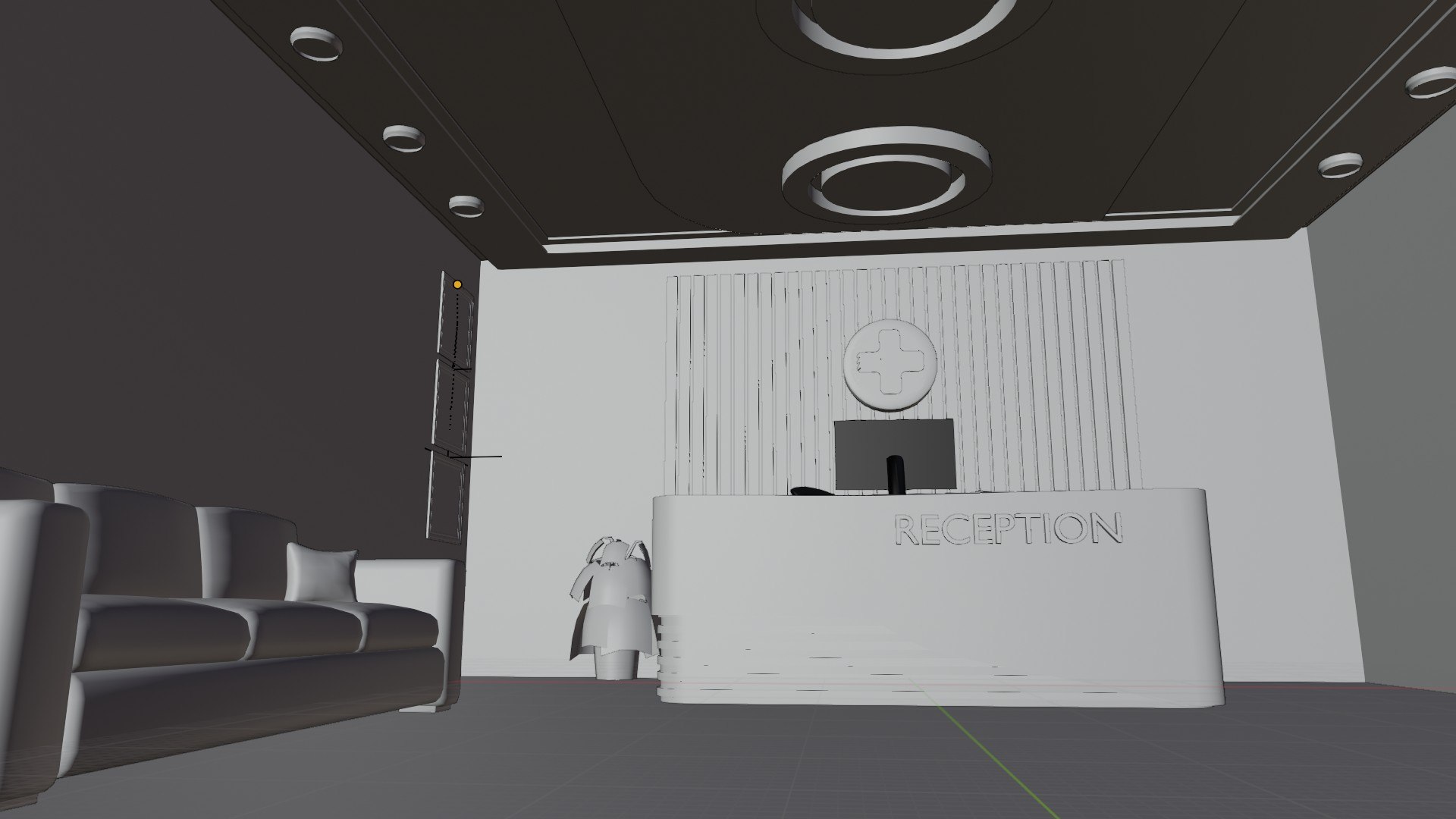 Hospital reception 3D model - TurboSquid 2061640