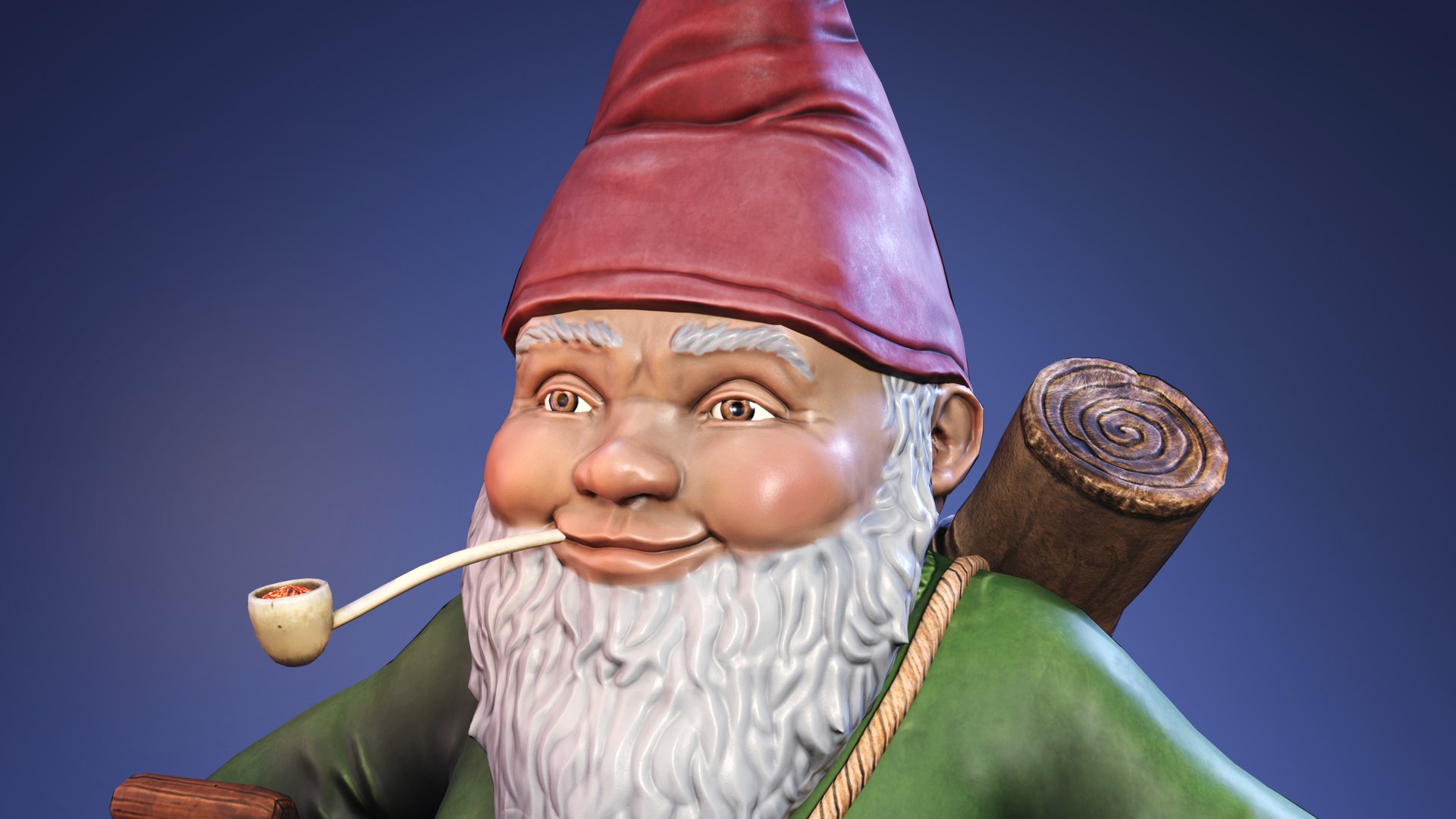 3D Stylized Garden Gnome - TurboSquid 1842033