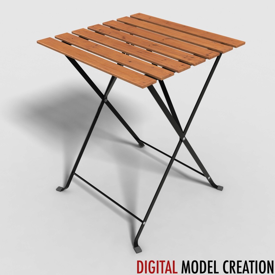 3d Model Of Set Furniture Bistros