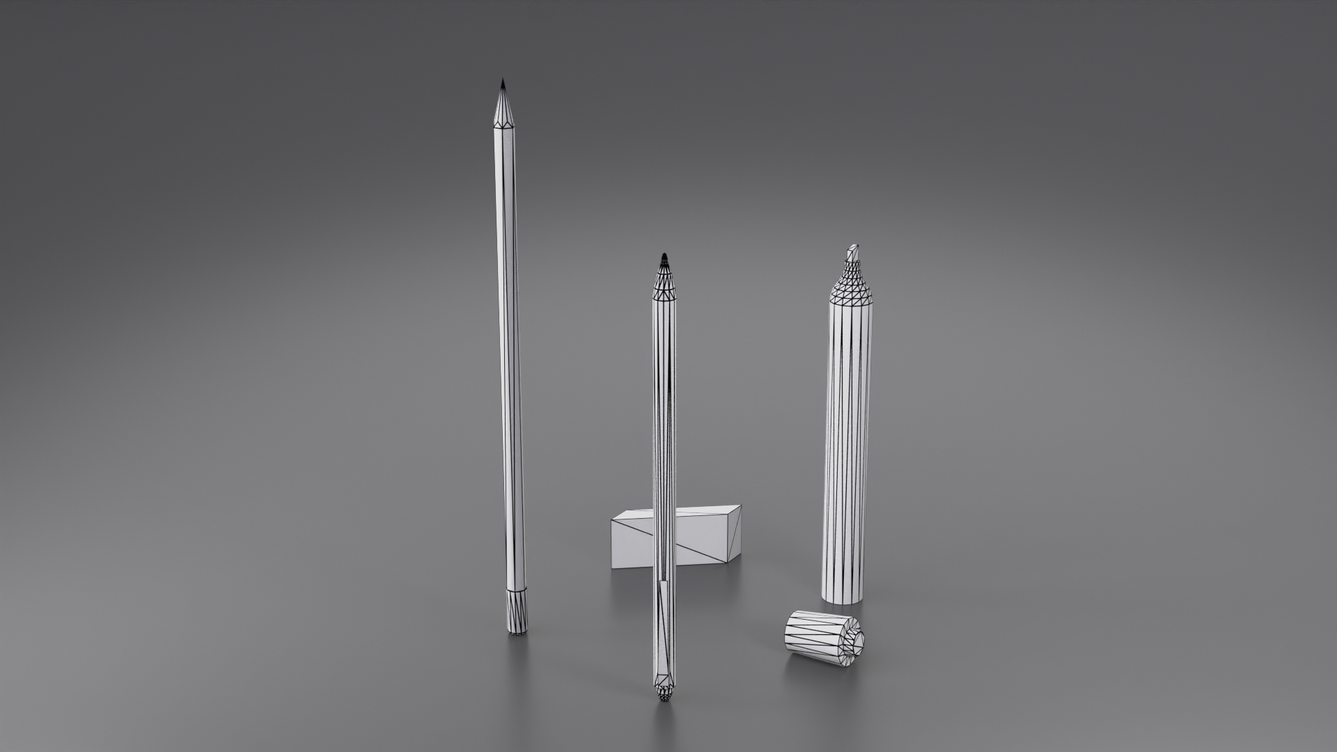 3D Writing Tool Set Pack - TurboSquid 1773387